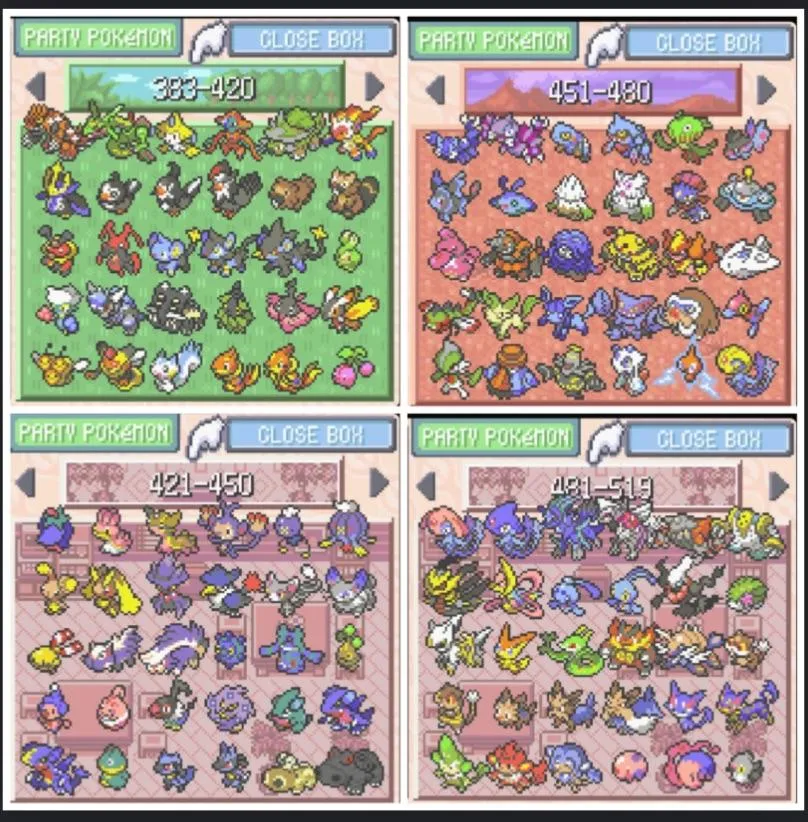 Pokemon Unbound Pokedex & Learnsets - Pokemon Unbound